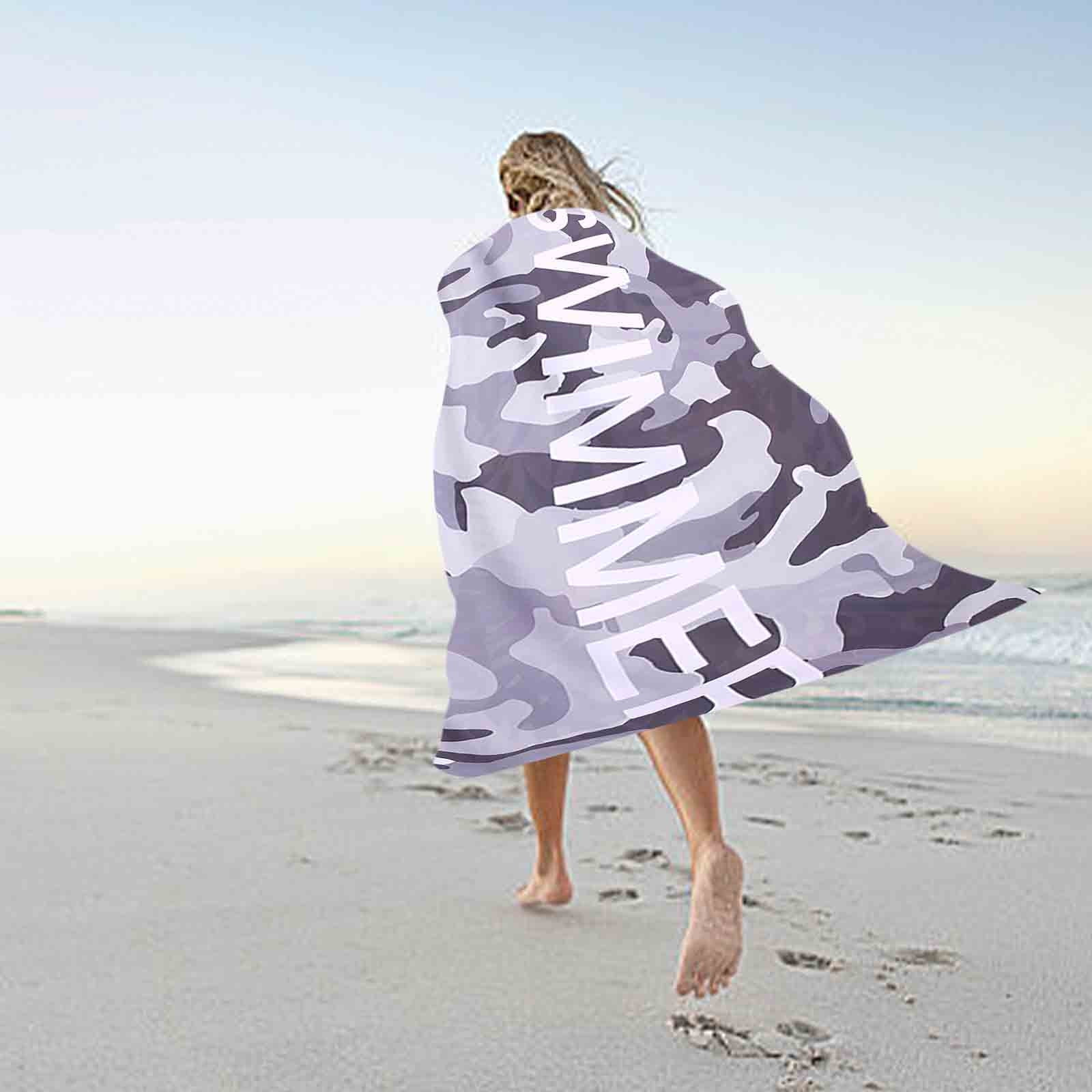 Ckraxd Ultra-Lightweight & Fast-Drying Microfiber Beach Towel - Sand ...