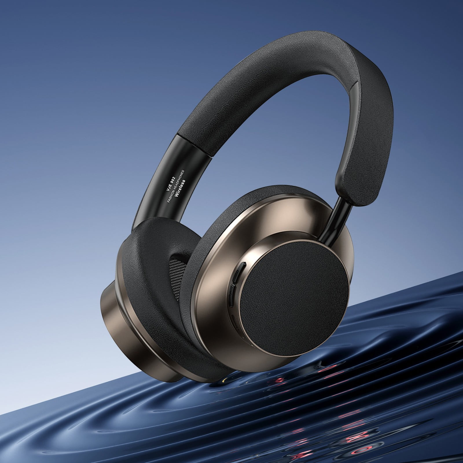 Ckraxd VJE902 Retro Bluetooth 53 Wireless Metal Headphones with 40mm ...