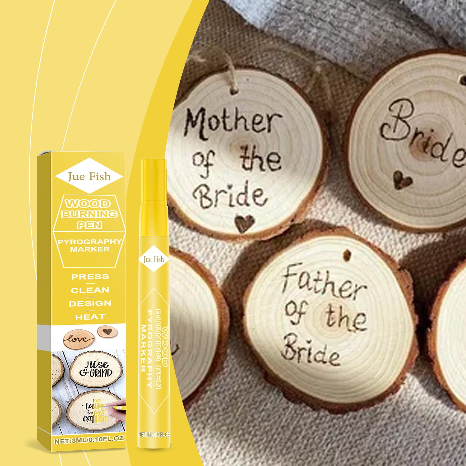 Ckraxd Wood Burning Marker for DIY Design and Crafting Accurate Wood ...