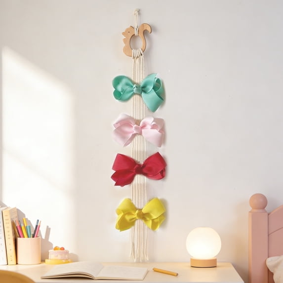 Ckraxd Wooden Animal Block Storage, Hair Clip Organizer, Decorative ...