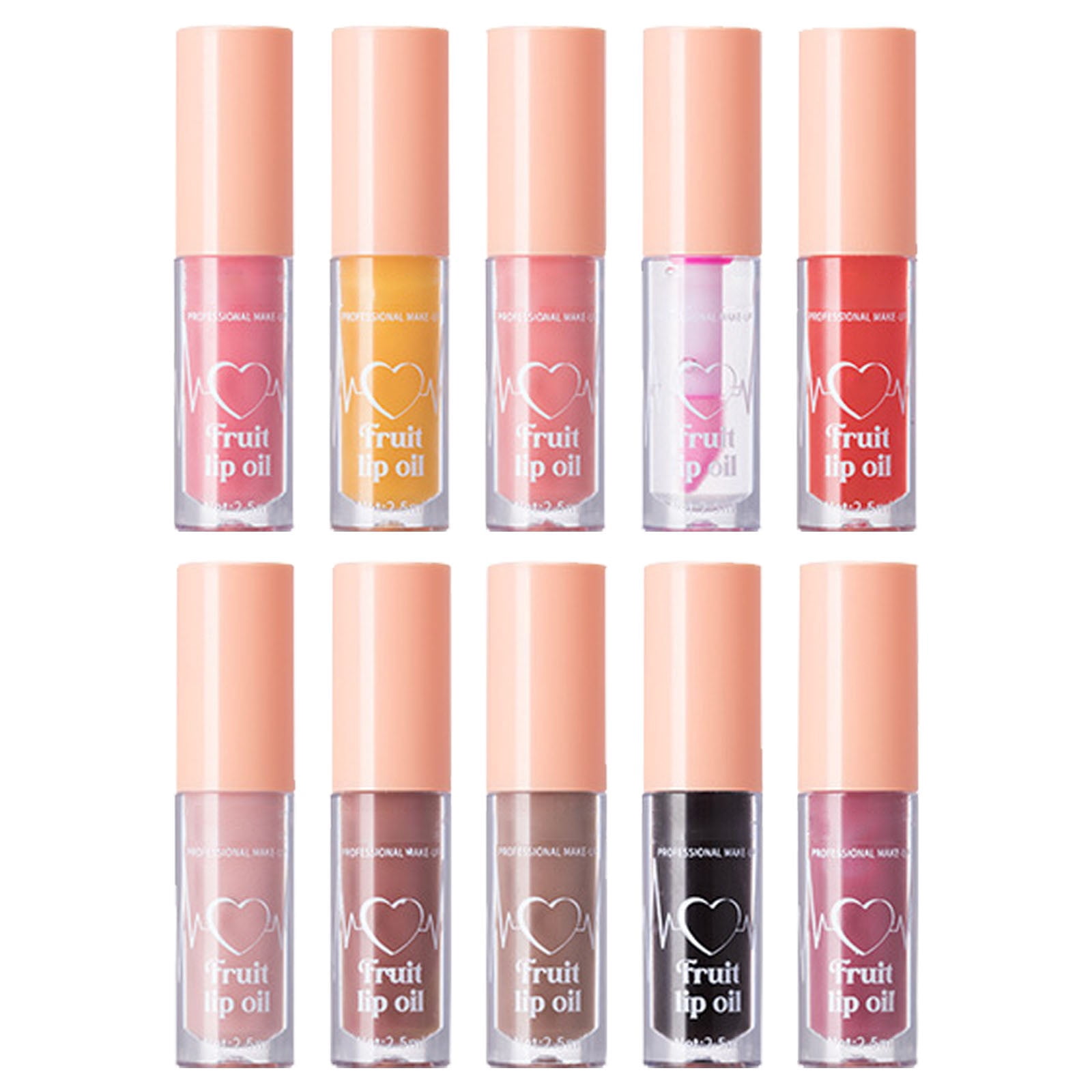 Spring & Summer Clearance 10 Colors Peach Lip Tint Stain Set Korean Lip ...