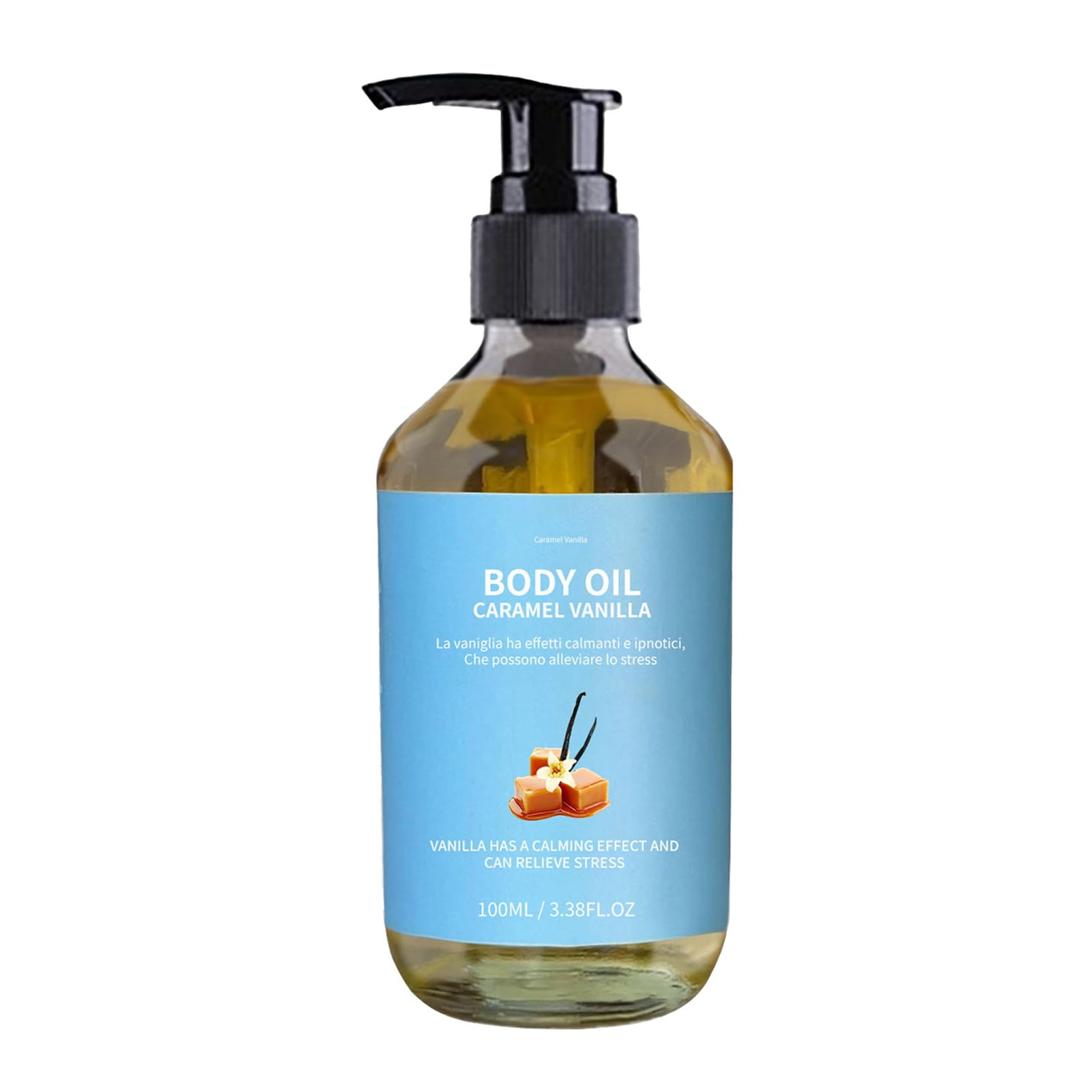 Ckulufk 100ml Caramel Body Oil Caramel Fragrance Body Moisturiser Oil ...