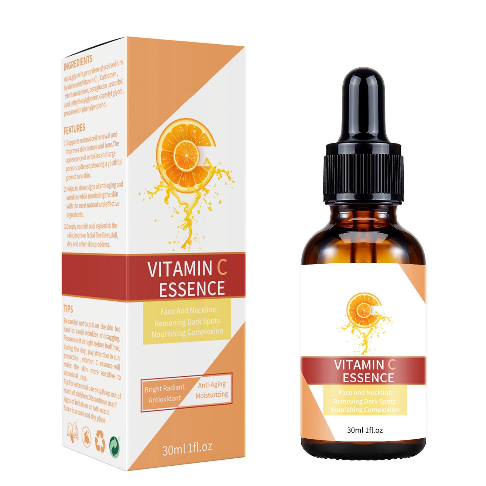 Ckulufk Advanced Vitamin C Power 30ml Collagen Production Diminishes ...