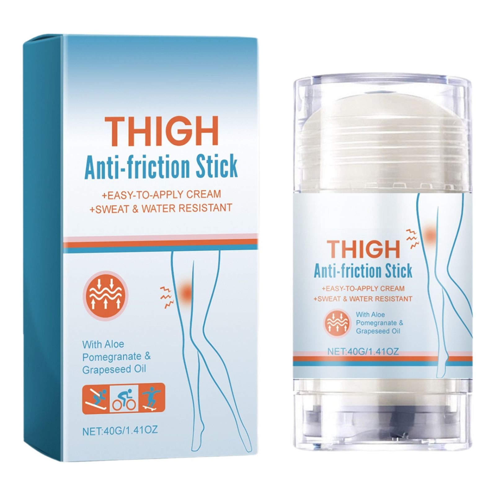 Ckulufk Body Anti Chafing Stick: Hydrating Non Greasy for Smooth ...