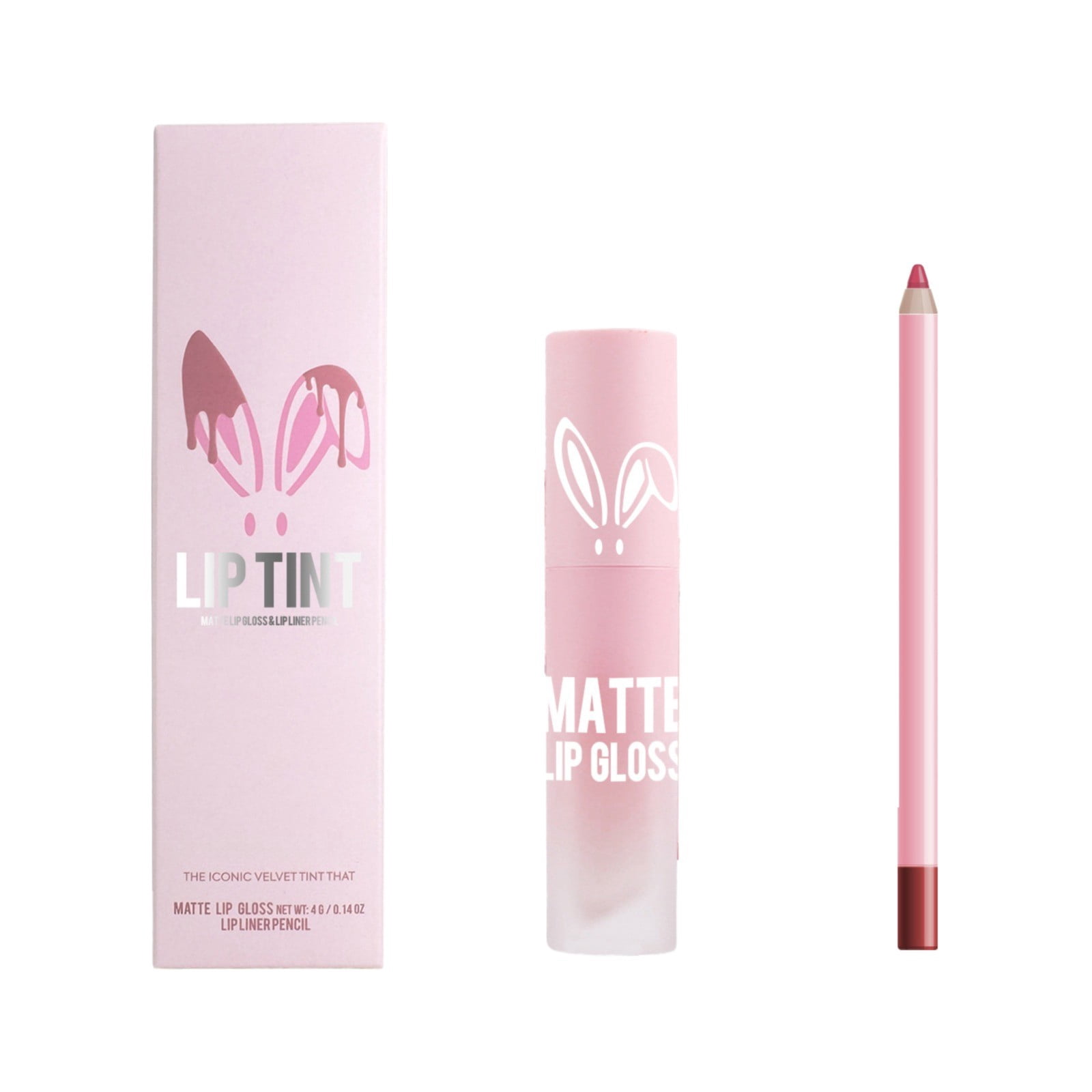 Ckulufk Lipstick Lip Liner Set Matt Lipstick Liquid Lip Liner And Non ...