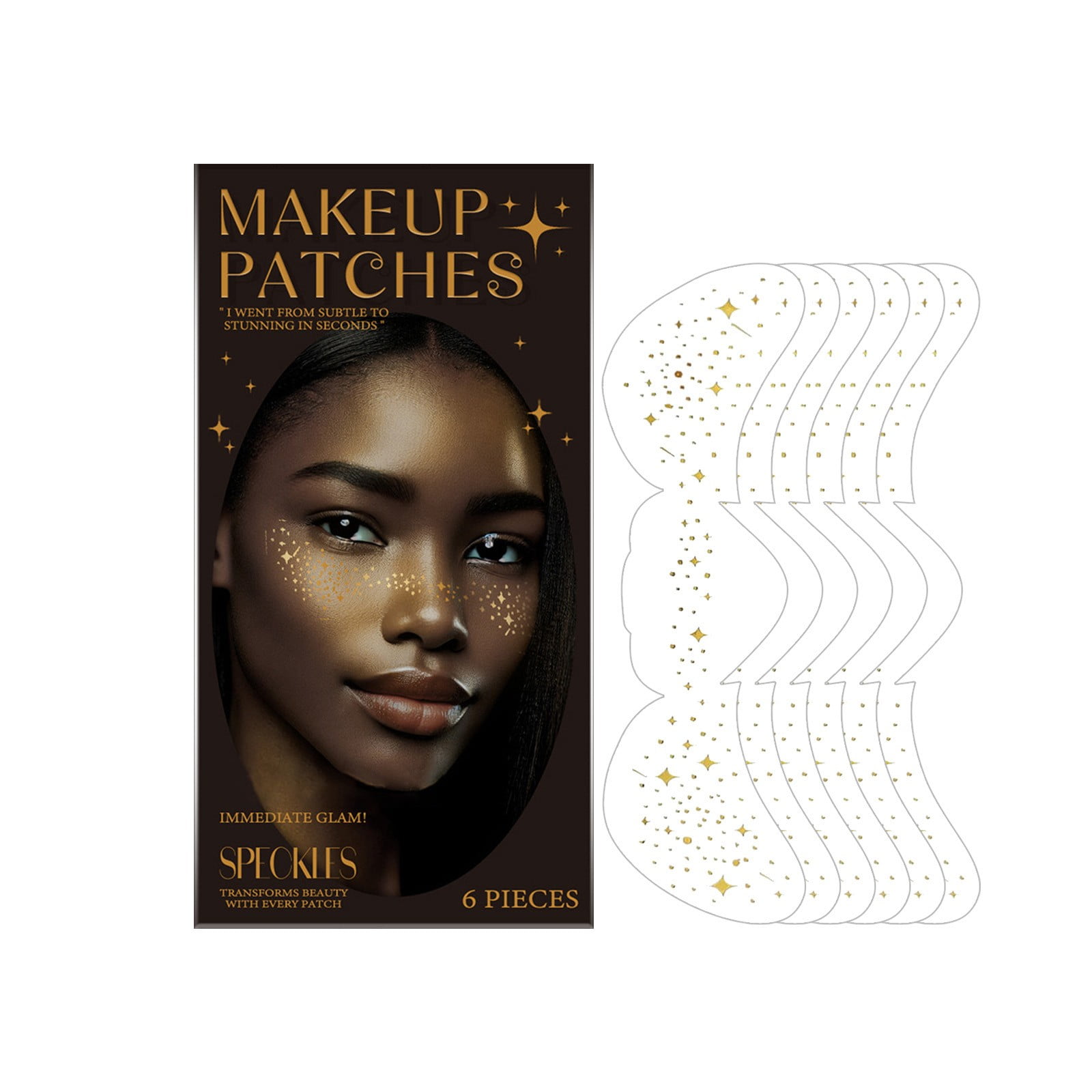 Ckulufk Natural Freckle : Party Ready Sparkling Freckle Decals For ...