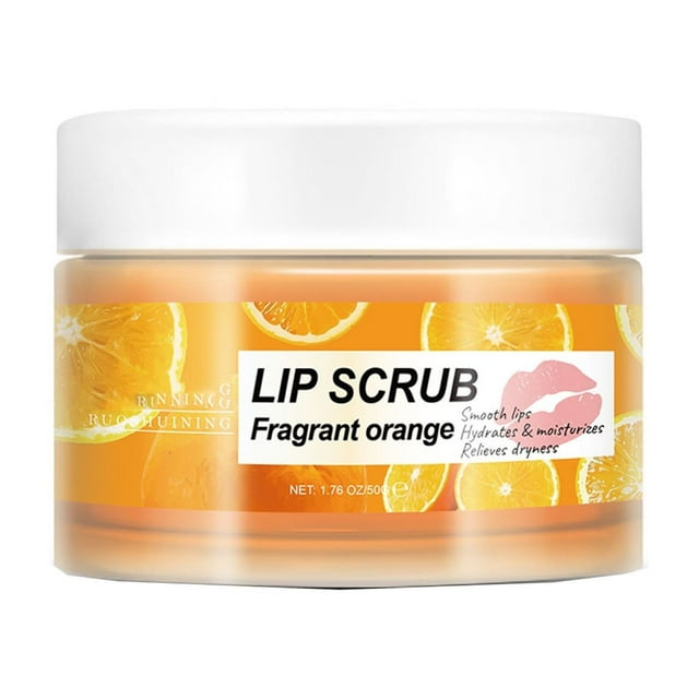 Ckulufk Orange Lip Scrub Which Help Gently Exfoliate Dead Skin Cells
