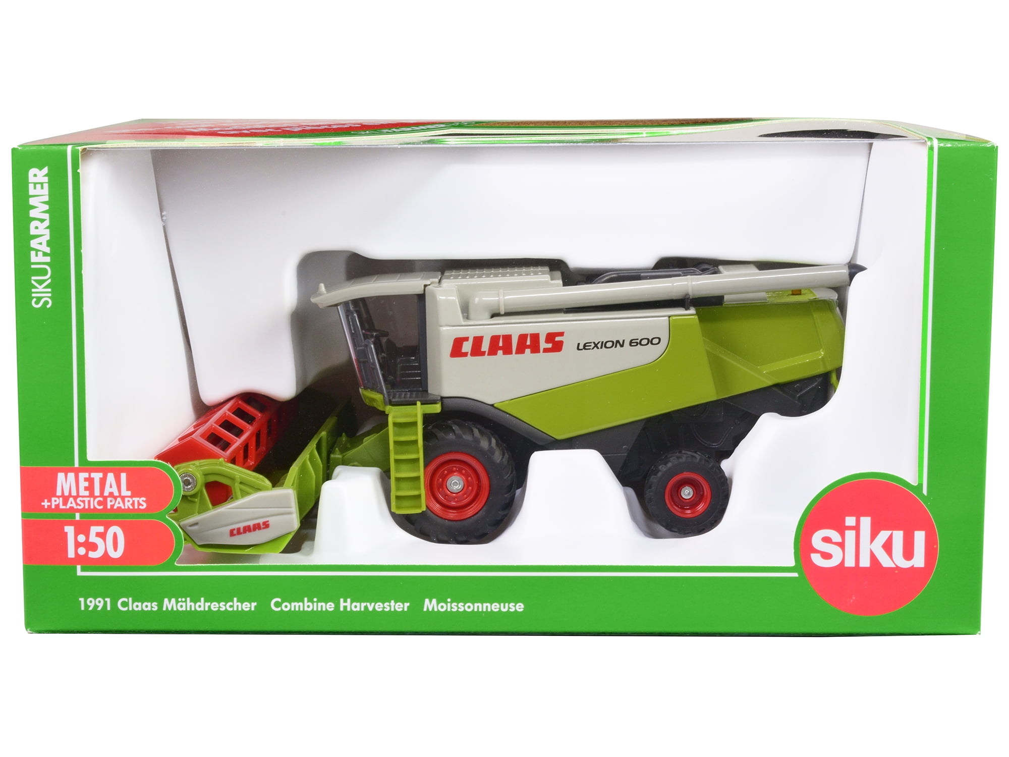 Claas Lexion 600 Combine Harvester Green and Gray 1/50 Diecast Model by ...