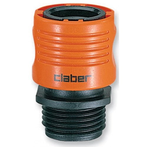 Claber 8494 Male Threaded Snap on hose connectors - Walmart.com