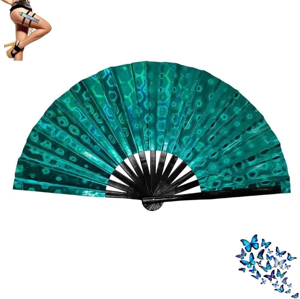 Clacking Fans for Line Dancing, Boots on the Ground fan, Large Folding ...