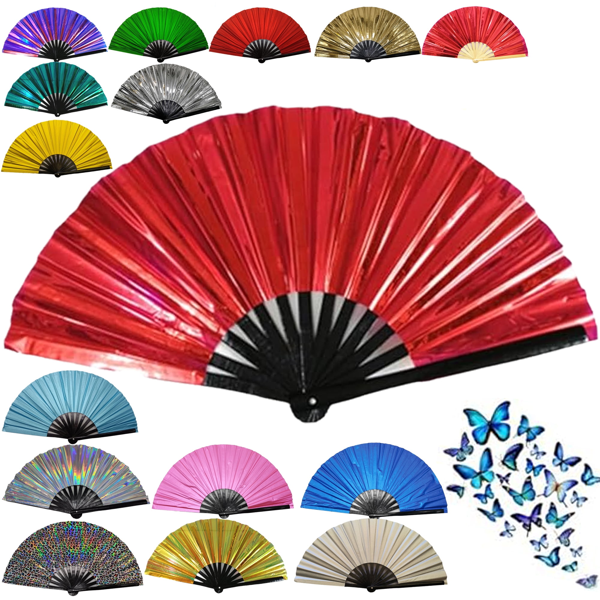 Clacking Fans for Line Dancing, Boots on the Ground fan, Large Folding ...