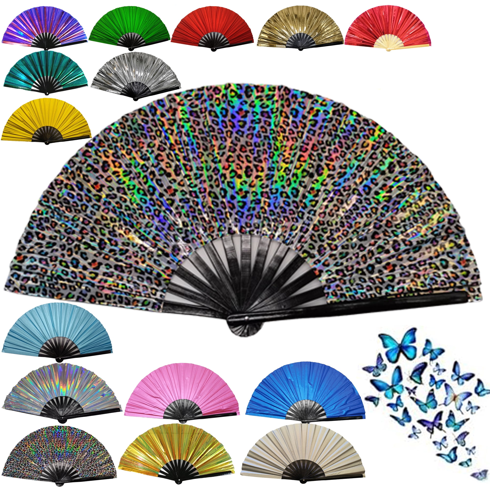 Clacking Fans for Line Dancing, Boots on the Ground fan, Large Folding ...