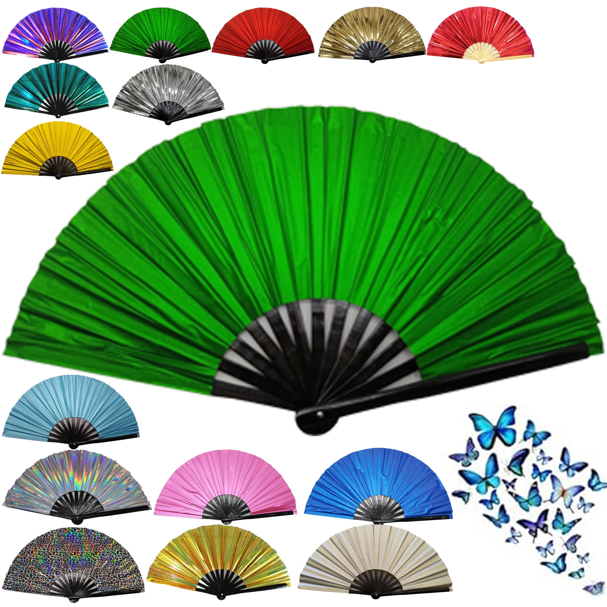 Clacking Fans for Line Dancing, Boots on the Ground fan, Large Folding ...