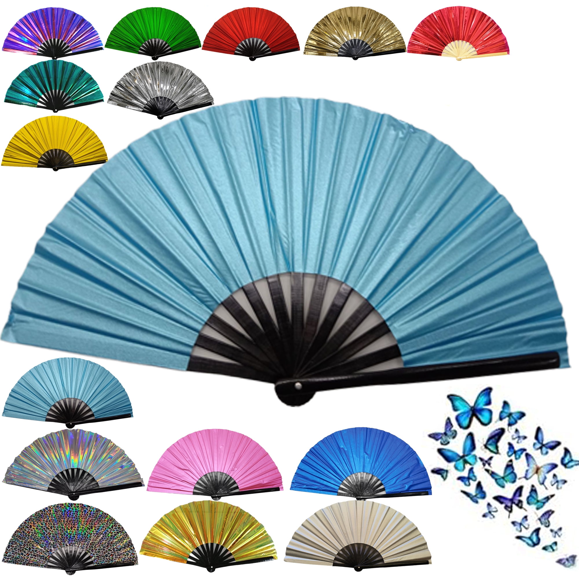 Clacking Fans for Line Dancing, Boots on the Ground fan, Large Folding ...