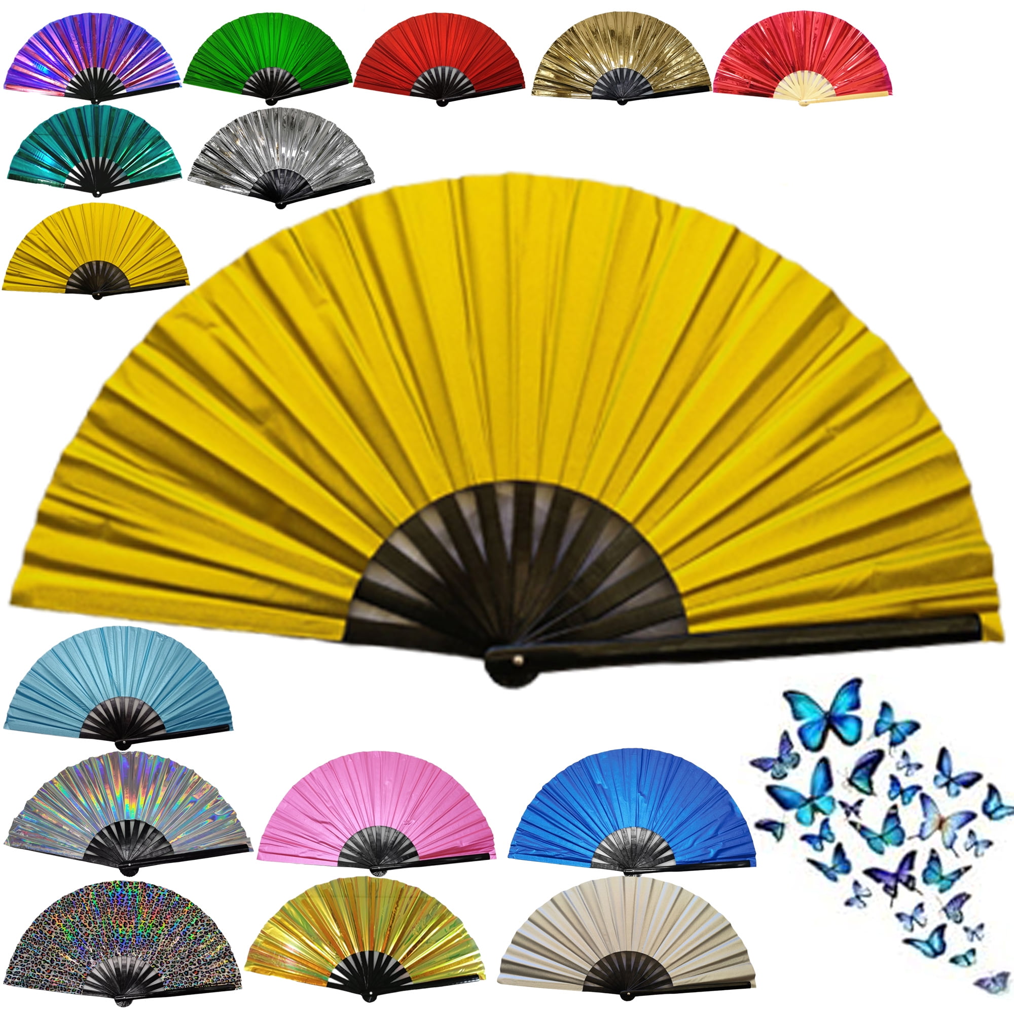 Clacking Fans for Line Dancing, Boots on the Ground fan, Large Folding ...