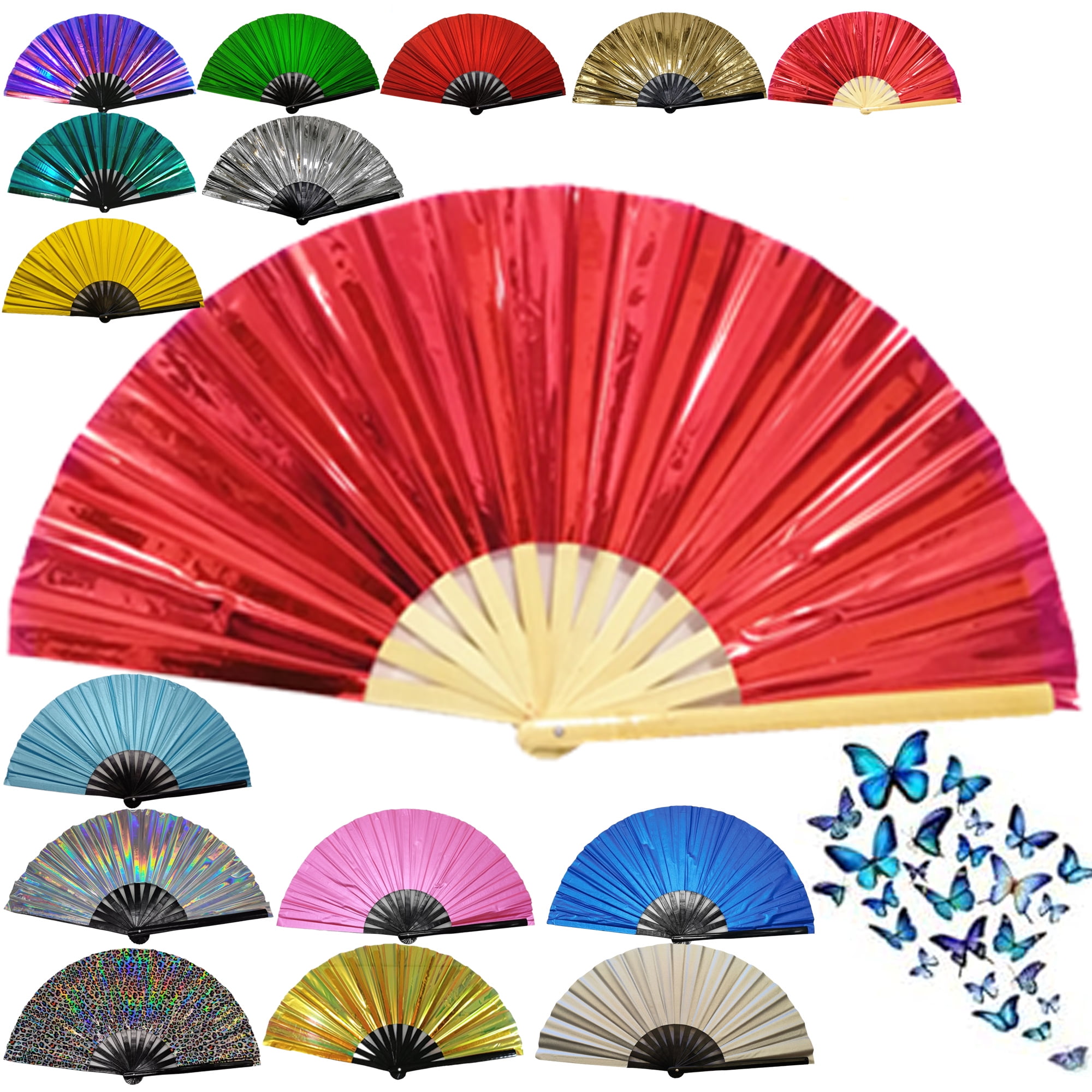 Clacking Fans for Line Dancing, Boots on the Ground fan, Large Folding ...
