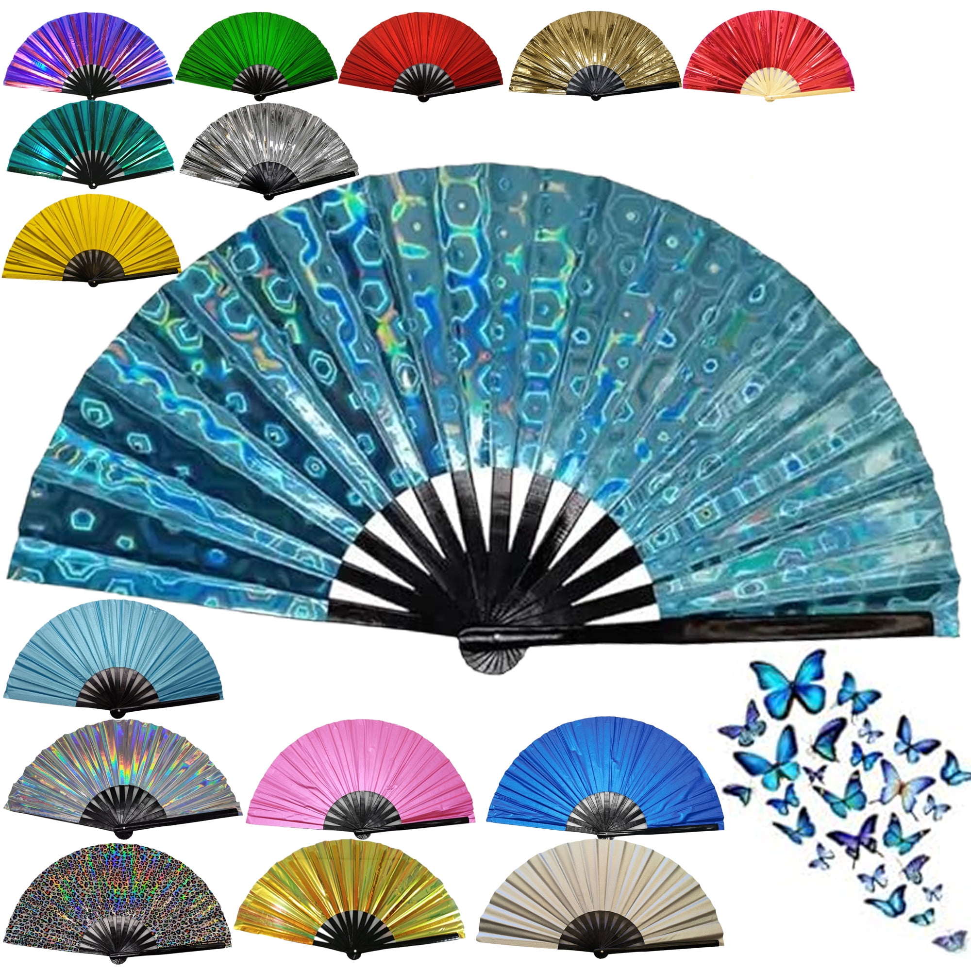 Clacking Fans for Line Dancing, Boots on the Ground fan, Large Folding ...
