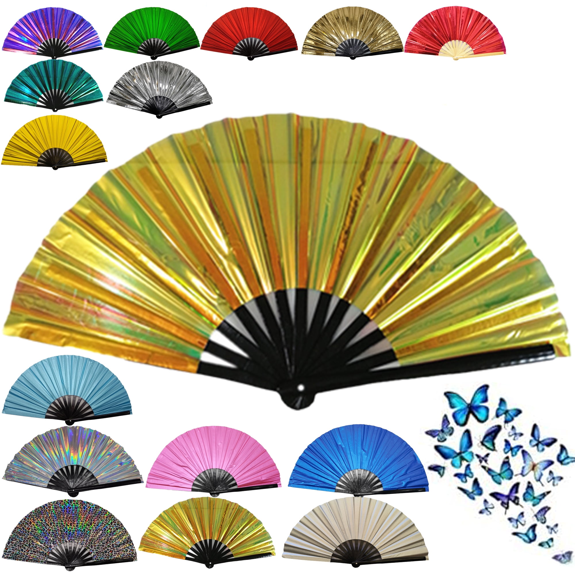 Clacking Fans for Line Dancing, Boots on the Ground fan, Large Folding ...