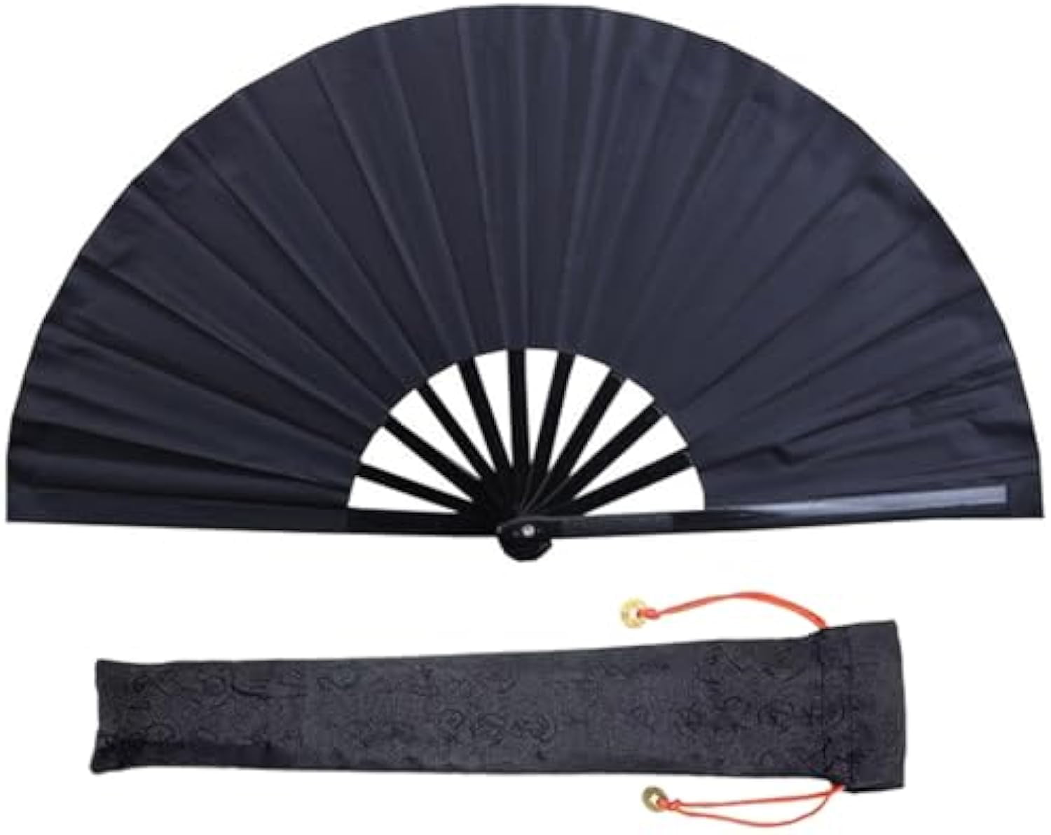 Clacking Fans for Line Dancing,Folding Hand Fan,Black Hand Fans for ...