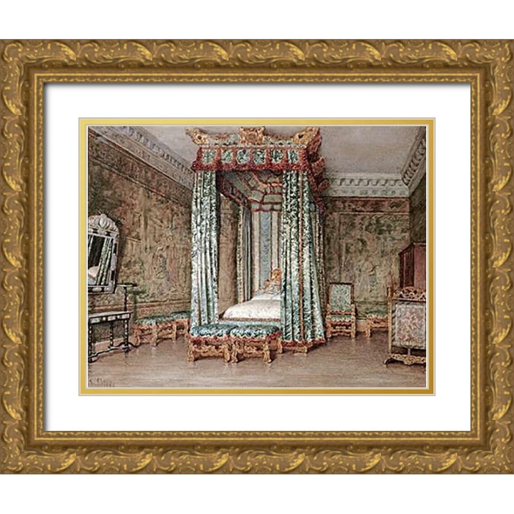 Clacy, Ellen 14x12 Gold Ornate Wood Framed with Double Matting Museum ...