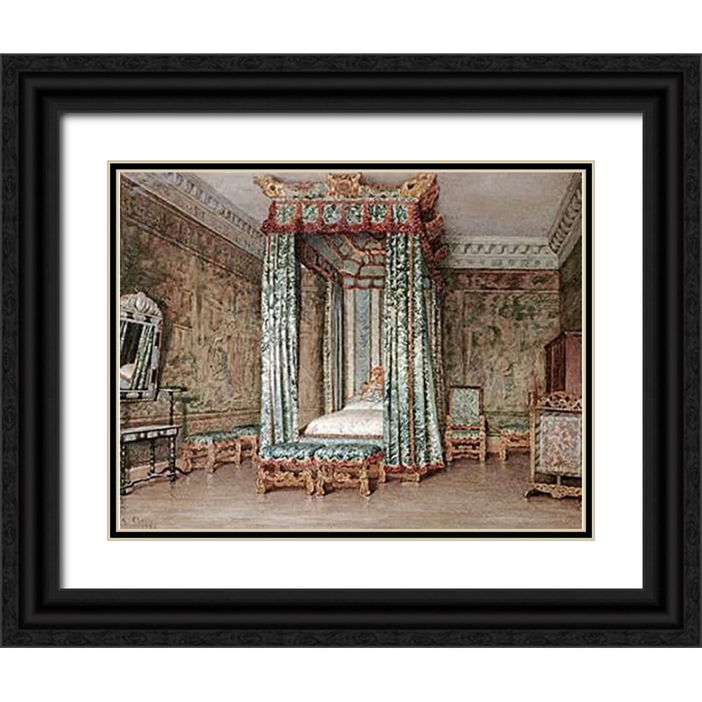 Clacy, Ellen 24x19 Black Ornate Wood Framed with Double Matting Museum ...