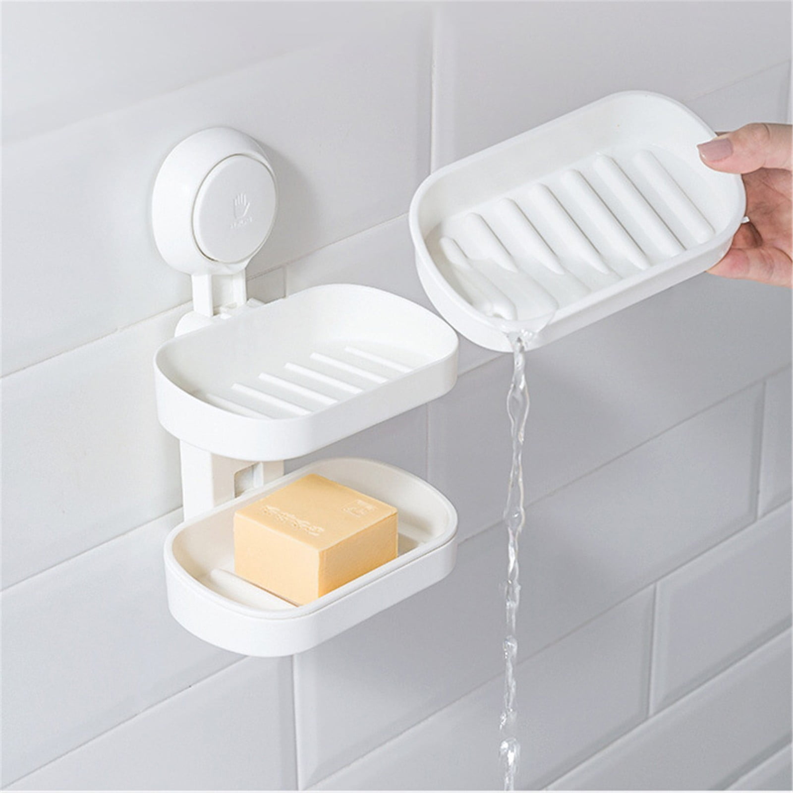 Claerance Rack Under $10 Corner Shower Caddy Suction Cup & Soap Holder ...