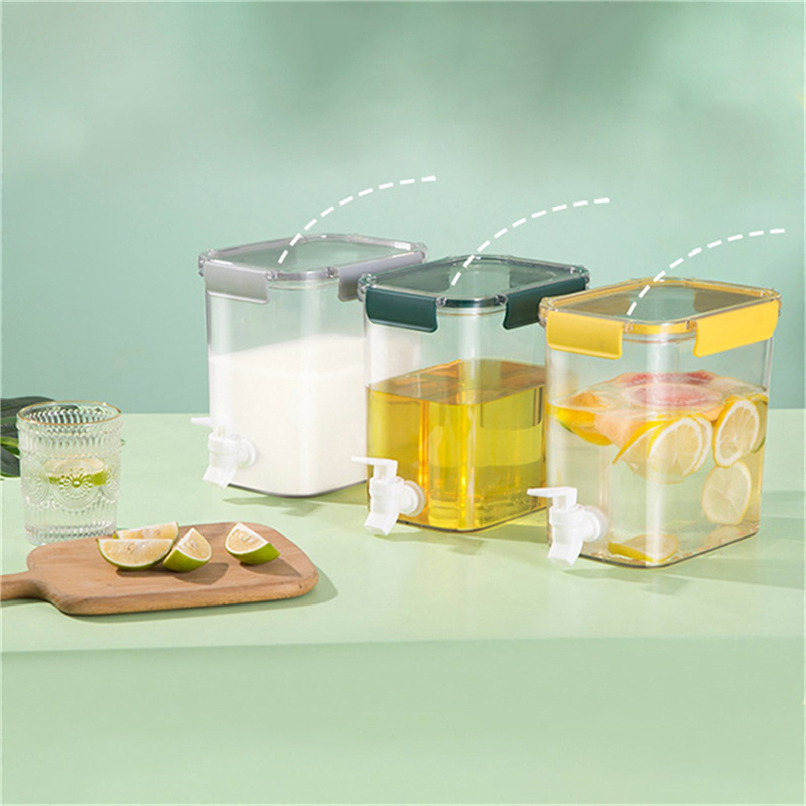 Claerance! Storage Containers Under $15 Beverage Dispenser with Lid and ...