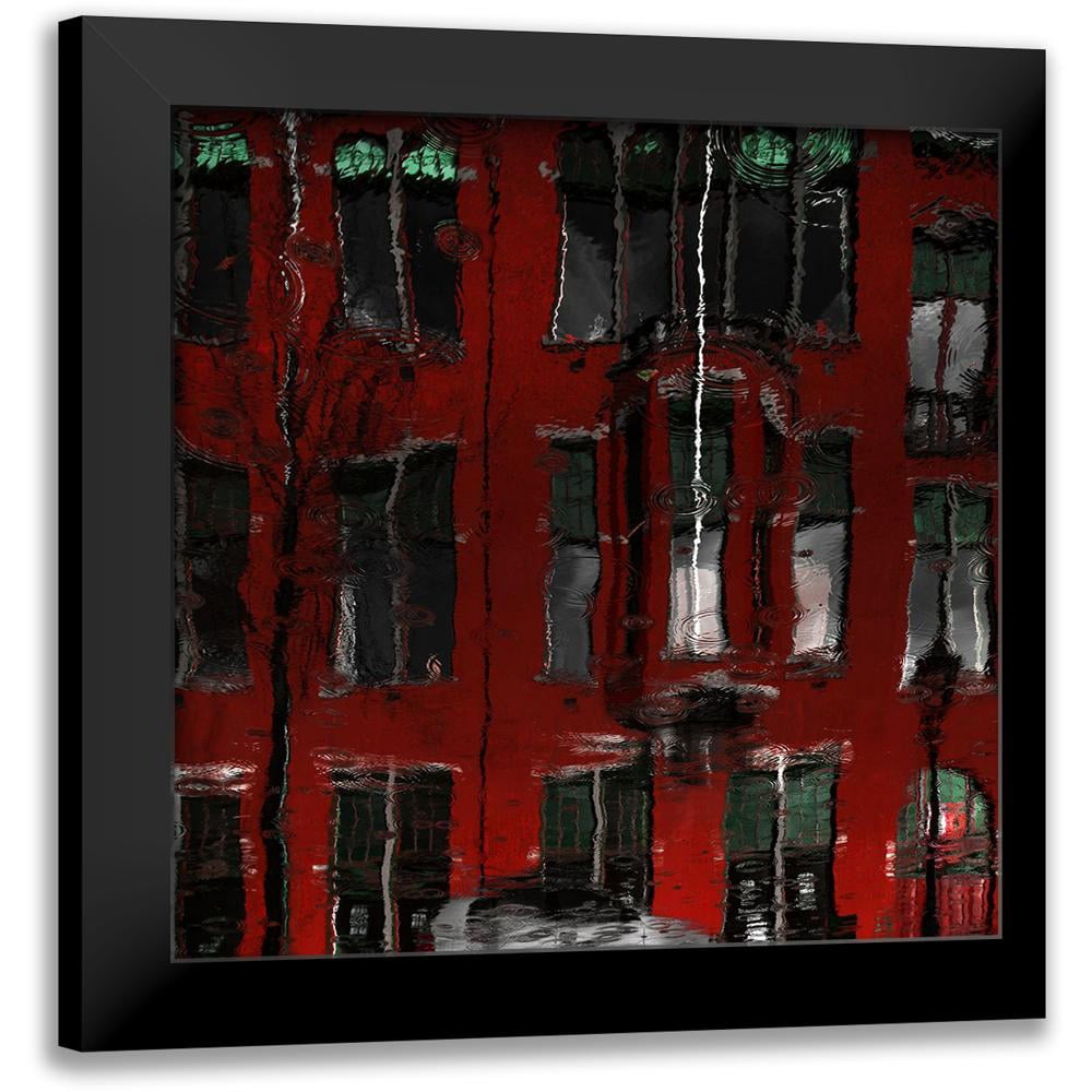 Claes, Gilbert 20x20 Black Modern Framed Museum Art Print Titled - Red House Reflections ...