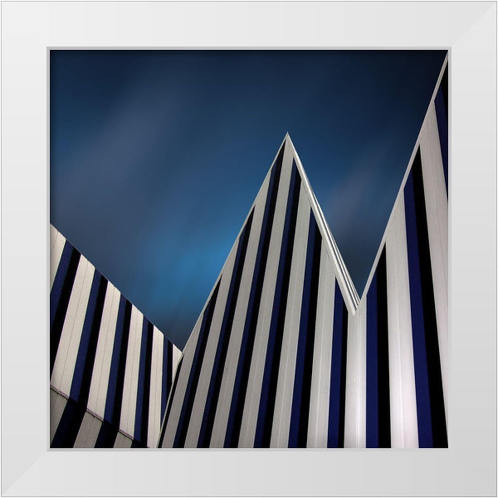 Claes, Gilbert 26x26 White Modern Wood Framed Museum Art Print Titled - Tento - Walmart.com
