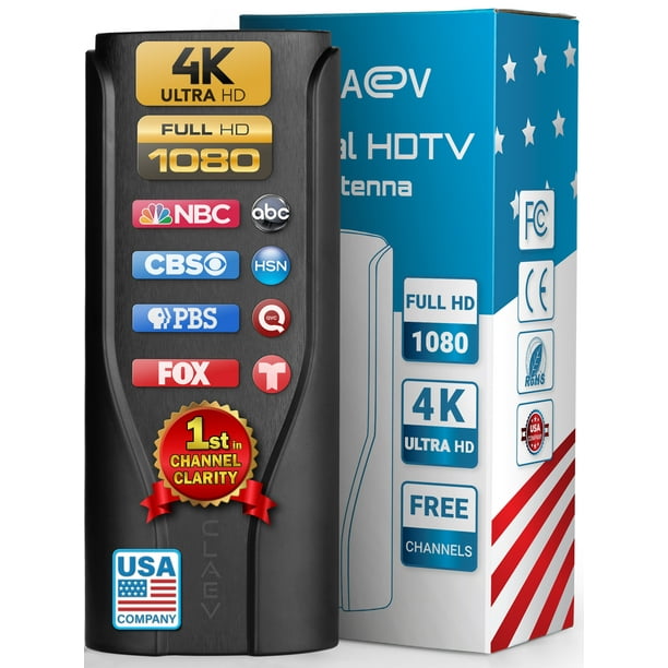 Claev 300 Mile Long Range HDTV Antenna, Early Launch 2025 Chip Indoor ...