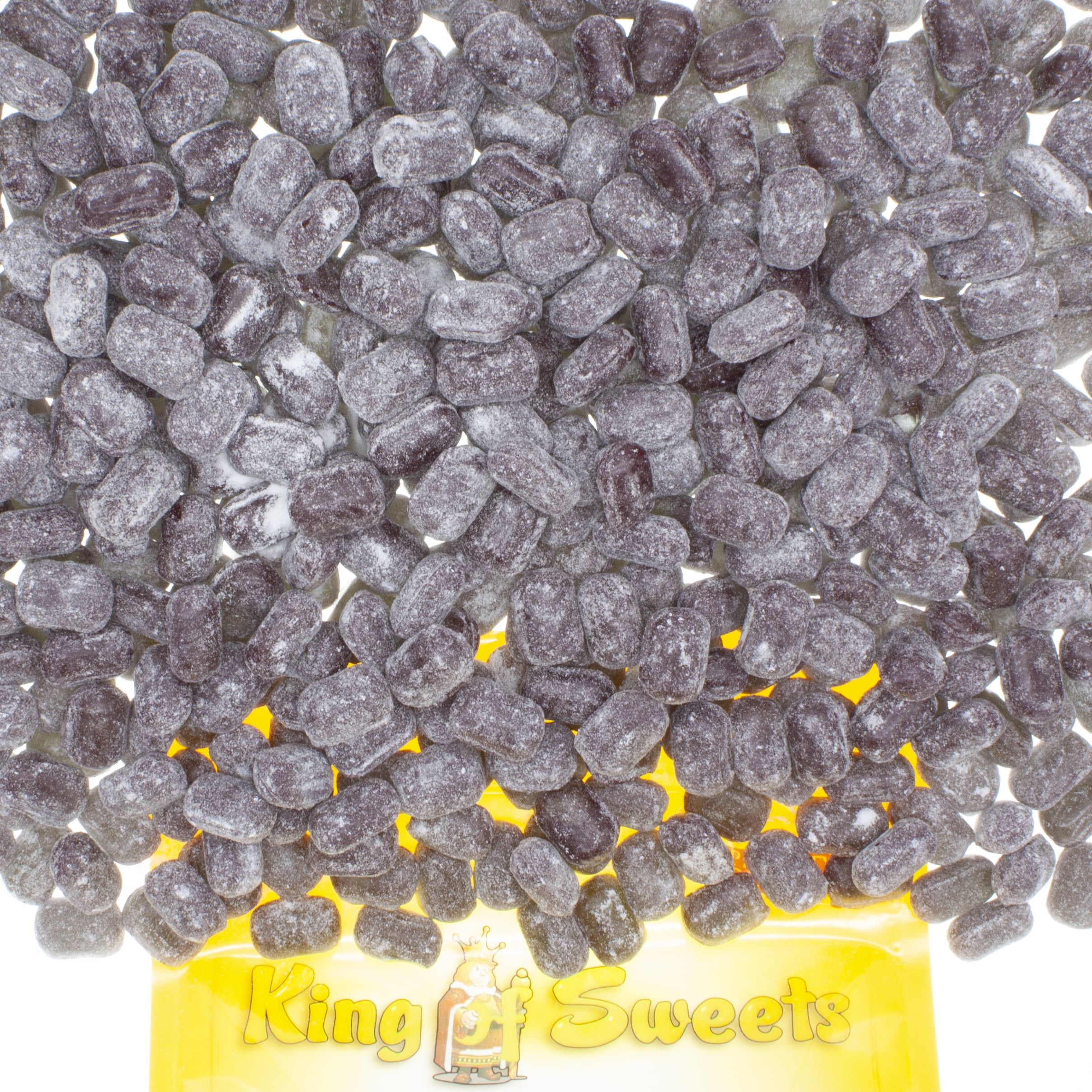 Claey's Licorice Sanded Drops 1 Pound Nostalgic Hard Candy in a ...