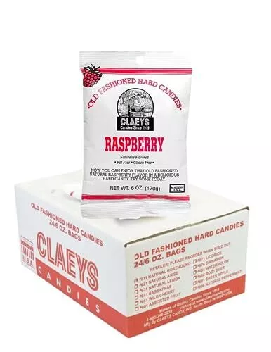 Claey's Old Fashioned Bulk Hard Candies 6 Ounce Bag (Pack of 24 ...