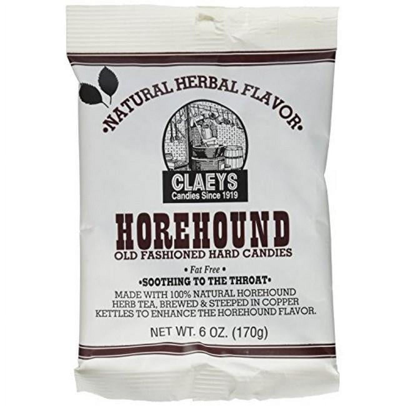 Claeys Horehound Hard Candy, 6 oz - 3 Pack, Assembled by R&J Trading ...