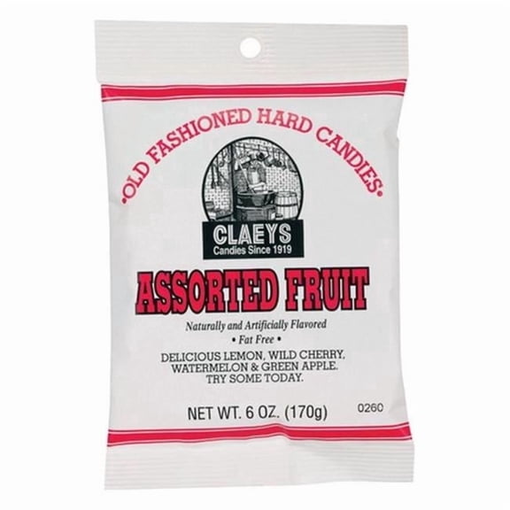 Claeys Candies - Wild Cherry Hard Candy, Fat Free, Old Fashioned ...
