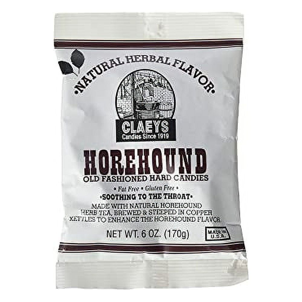 Claeys Horehound Hard Candy, 6 oz (Pack of 3) - Walmart.com