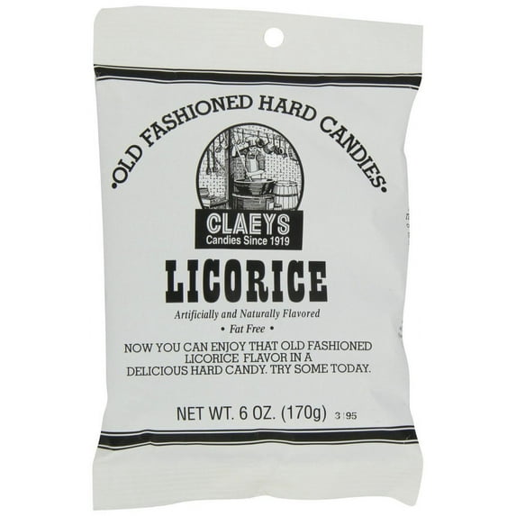 Claeys Licorice Hard Candy IEF31 6 Oz No 671 - Walmart.com