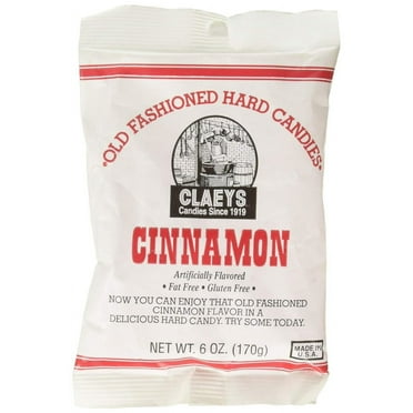 Claey's Candies Sanded Cinnamon Drops, Old Fashioned Hard Candy, 2 ...