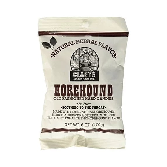 Claey's Old Fashioned Horehound Drops, Herb Flavor, 6 Ounce - Walmart.com