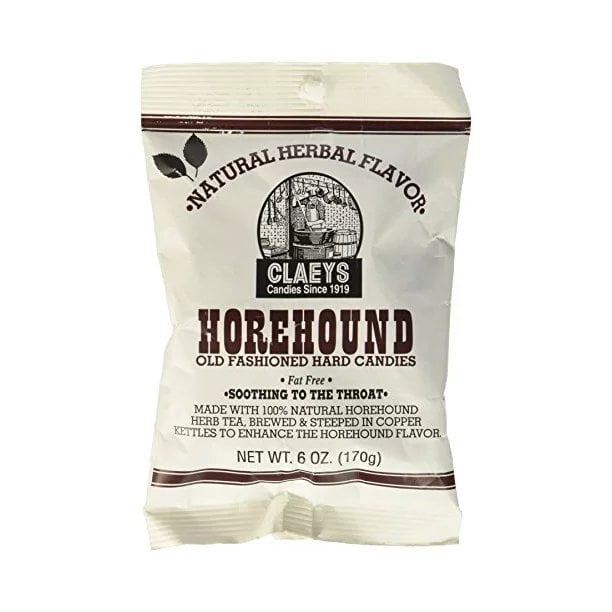 Claeys Original Hard Candy, Old Fashioned Horehound Drops - 6 Ounce ...