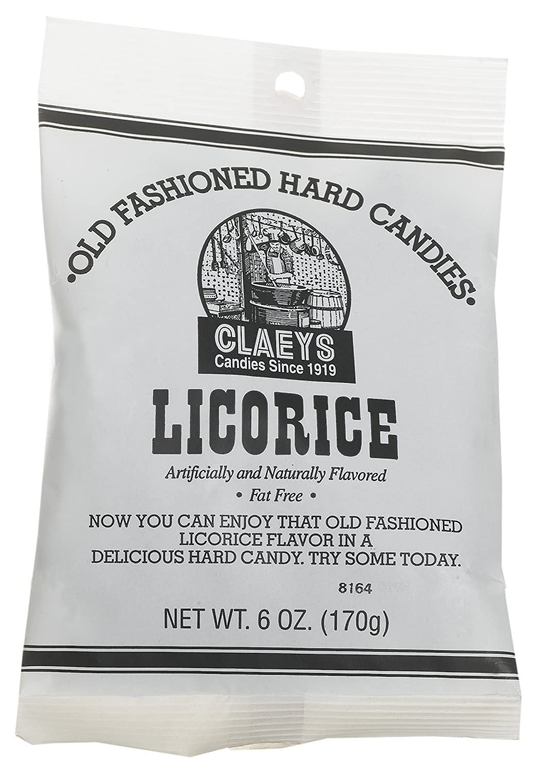 Claeys Old Fashioned Licorice Hard Candy 6oz - Walmart.com