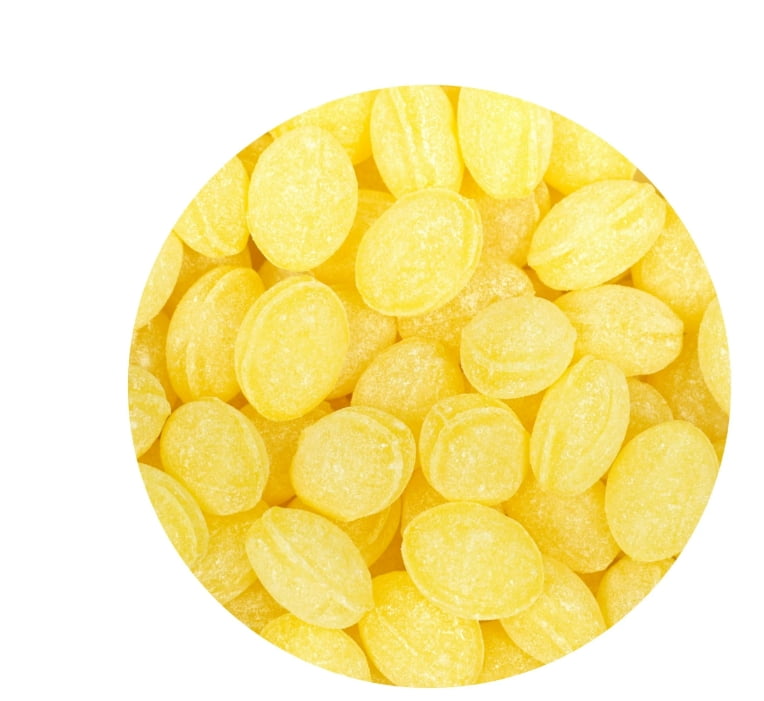 Claeys Sanded Lemon Drops, 6 Ounces - 2 Bags, Hard Sour Candy, Lemon ...