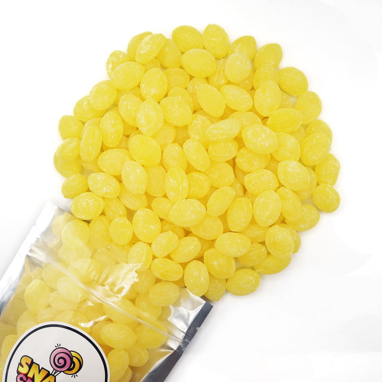 Snack Crackle Shop Sanded Lemon Drops Old-Fashioned Hard Candy Tart ...