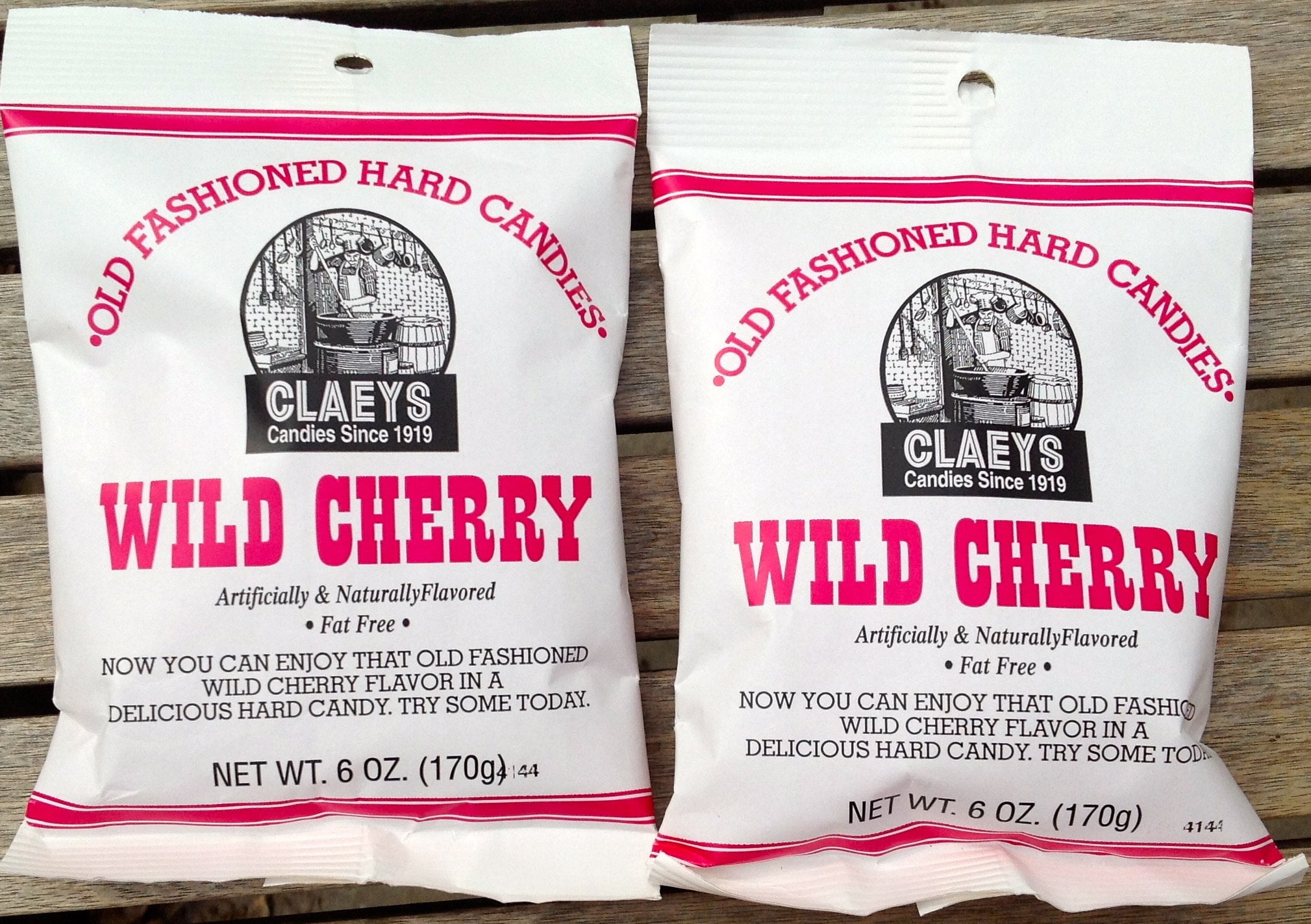 Claeys Wild Cherry Flavored AKF18 Old Fashioned Hard Candy - (2 X 6oz ...