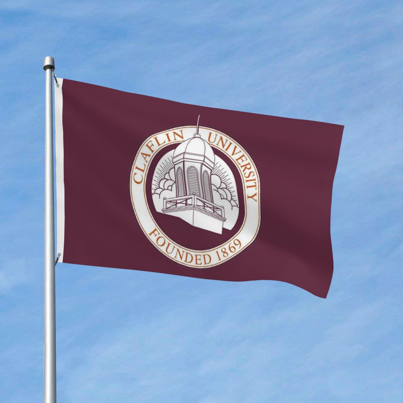 Claflin University Logo 3x5ft Double Sided Outdoor Decorative Flags ...