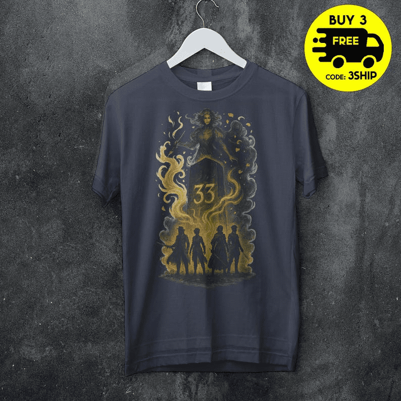 Clair Obscur Expedition 33 Dark Fantasy Tee - Gothic RPG T-Shirt ...