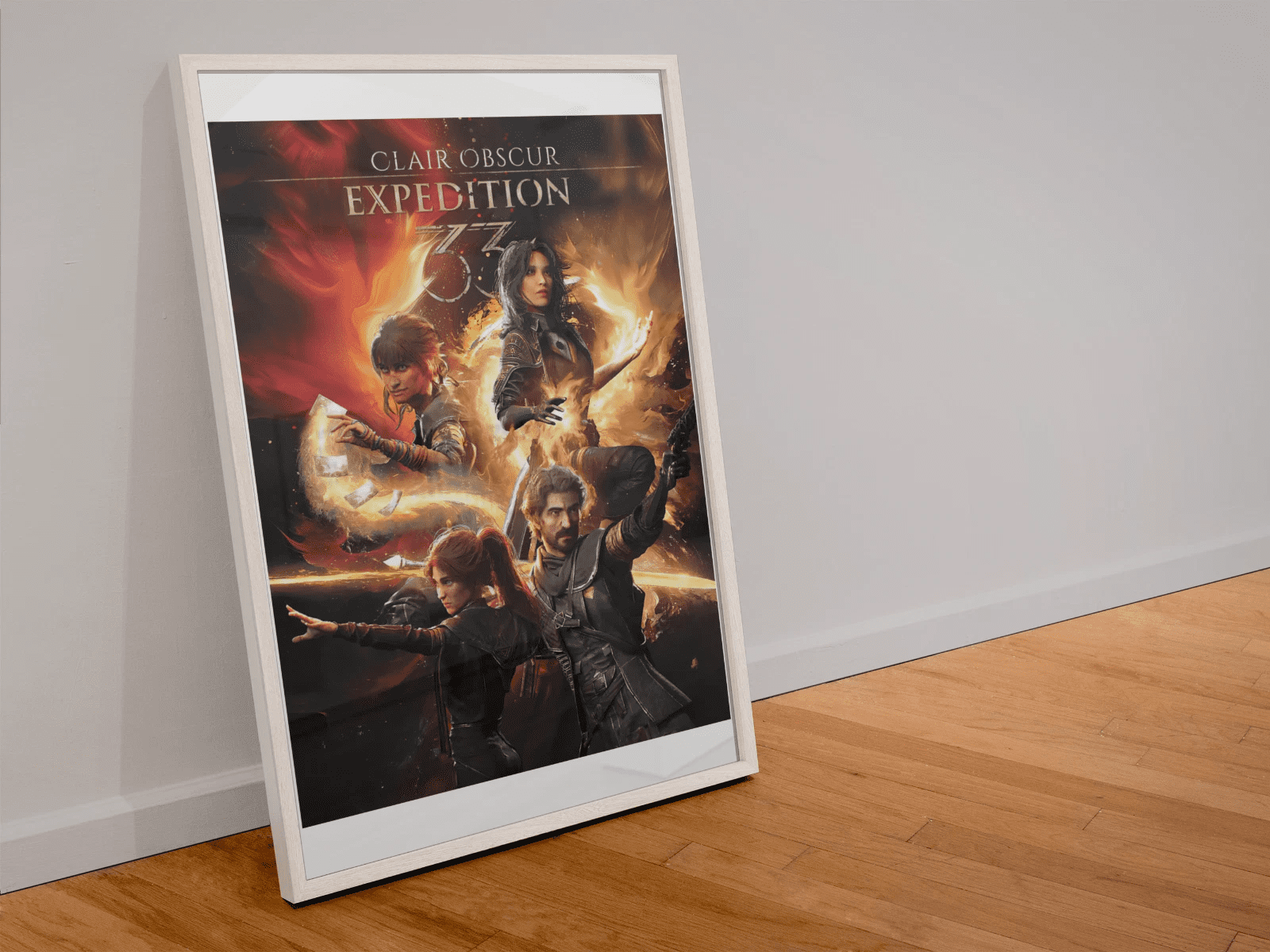 Clair Obscur Expedition 33 Game Poster Gamer Art Print for Gamers UNFRAMED - Walmart.com
