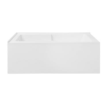 Voltaire 54" x 30" Left-Hand Drain Alcove Bathtub with Apron - Walmart.com