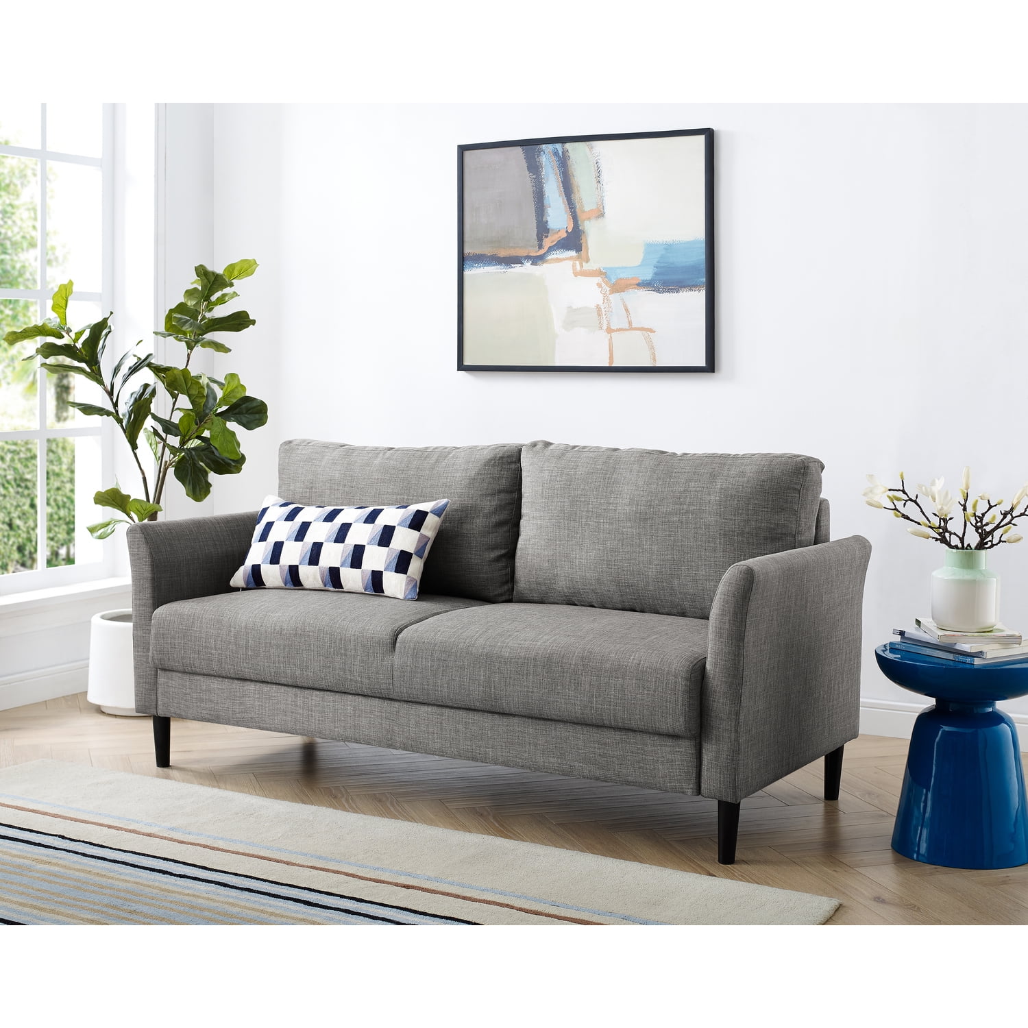 Claire Accent Chair-Color:Gray,Style:Sofa - Walmart.com