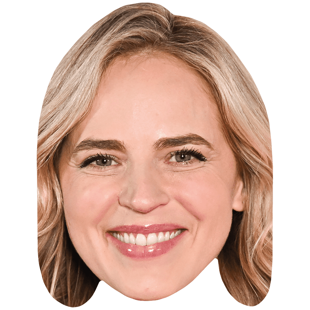 Claire Arnoux (Smile) Celebrity Mask, Flat Card Face, Fancy Dress Mask ...