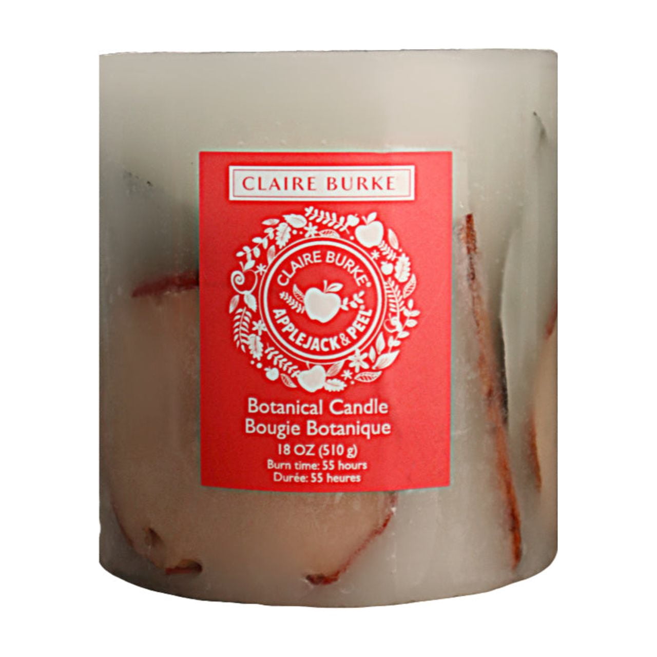 Claire Burke Applejack and Peel Candle 18 oz - Walmart.com